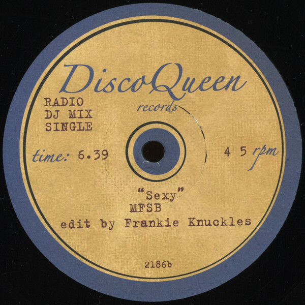 Frankie Knuckles Edits - Disco Queen - 2186 - Disco Queen Records