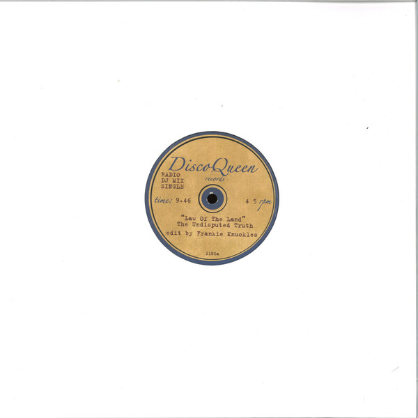 Frankie Knuckles Edits - Disco Queen - 2186 - Disco Queen Records